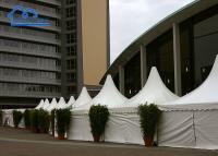 China White Canvas Pagoda Tent Waterproof Fireproof 3x3m to 10x10m Outdoor Wedding Party Event for sale