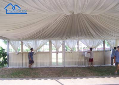 China Custom Aluminum Curved Wedding Tent 3m-50m Clear Span Outdoor Reception Marquee for sale