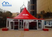 China Custom Glass Wall Aluminium Pop Up Pagoda Tent 3x3m for Temporary Restroom for sale