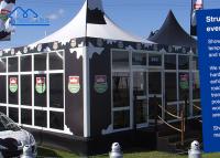 China Custom Aluminum Glass Pagoda Marquee Party Tent 5x5m for Restaurant Events for sale