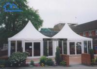 China Customized UV Resistant Waterproof Flame Retardant Pagoda Glass Marquee Tent 3x3m to 10x10m for sale