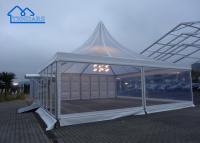 China Custom Waterproof UV Resistant Fireproof Popup High Peak Transparent Pagoda Tent 3m-50m for sale