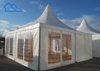 China Custom Color Aluminum Exhibition Tent 3x3m White PVC Pagoda Trade Show Tent for sale