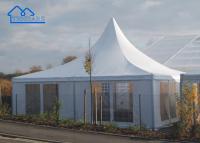 China Waterproof Fireproof Self-Cleaning Aluminum Frame Wedding Event Pagoda Tent 3m-10m for sale