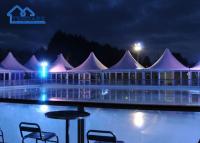 China Customized UV Resistant Waterproof Flame Retardant Pagoda Glass Marquee Tent 3x3m to 10x10m for sale
