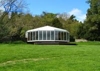 China Hexagonal PVC Marquee Tent Without Center Pole 3-10m Wide Outdoor Event Shelter for sale