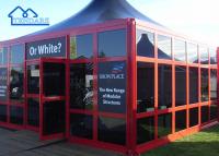 China Outdoor Glass Round Hall Hexagon Octagon Structure Marquee Tent 100-120km Wind Load for sale
