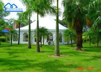 China Aluminum Pagoda Party Tent Waterproof Custom Size Color Trade Show Tent 48x105x3.5mm for sale