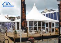 China Custom PVC Aluminum Frame Pagoda Canopy Tent UV Resistant Fireproof Waterproof 3m to 10m Span for sale