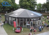 China White PVC Wedding Tent 20x40m Aluminum Frame Event Trade Show Shelter for sale