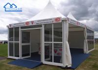 China Custom PVC Aluminum Frame Pagoda Canopy Tent UV Resistant Fireproof Waterproof 3m to 10m Span for sale