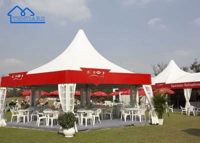 China Custom Outdoor Portable Big Steeple Canopy Pagoda Tent 3x3m to 6x6m Commercial Structure for sale