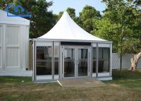 China Aluminum Frame Waterproof Fireproof UV Proof Gazebo Tent 3x3m to 10x10m White Event Pagoda for sale
