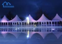China Aluminum 6061-T6 Pagoda Tent Waterproof Fireproof for Trade Exhibition 3m to 10m Span for sale
