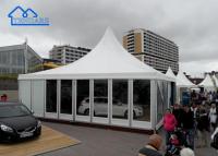 China White Aluminum Pagoda Tent 3x3m to 10x10m Waterproof UV Resistant for Wedding Party Event for sale