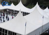 China White Aluminum Pagoda Tent 3x3m to 10x10m Waterproof UV Resistant for Wedding Party Event for sale