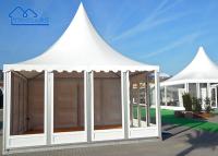 China Tear Resistant Aluminium Pagoda Tent 3x3m to 10x10m with 100km/h Wind Resistance and Flame Retardant PVC Fabric for sale