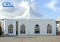 China Large Portable Aluminum Pagoda Tent 3-6m Span Waterproof Outdoor Event Structure with T6061/T6 Alloy Frame for sale