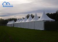 China Tear Resistant Aluminium Pagoda Tent 3x3m to 10x10m with 100km/h Wind Resistance and Flame Retardant PVC Fabric for sale