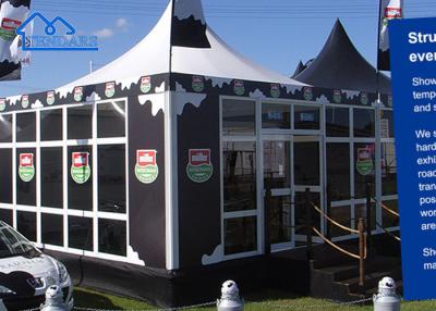 China Custom Trade Show Tent Waterproof PVC Double Frame 3m to 10m Width Aluminum 6061-T6 for sale