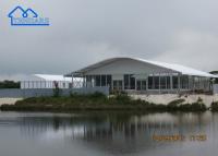 China Arc Marquee Tent with Glass Wall for Wedding Reception Business Party 5m-50m Width for sale