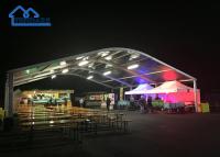 China Glass Wall Luxury Wedding Marquee Tent Aluminum Arch Frame 3m to 80m Span for sale