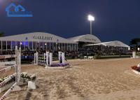 China Customized Large Outdoor White Party Tent 20m Span Aluminum Frame Wedding Trade Show for sale