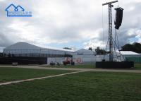 China Large Outdoor Waterproof Arch Roof Curved Event Tent 10m 15m 21m Clear Span for sale