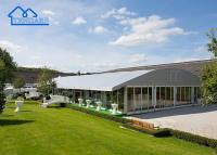 China Large Aluminium Arcum Curved Party Marquee Tent 5m to 50m Width Customizable for sale