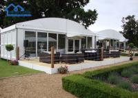 China Waterproof Fireproof UV-Resistant Arcum Marquee Tent 10m Span 3.3m Side Height for Events Trade Shows for sale