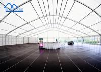 China Aluminum Frame Transparent Marquee Tent 300-1000 People Arcum Curve Design for sale
