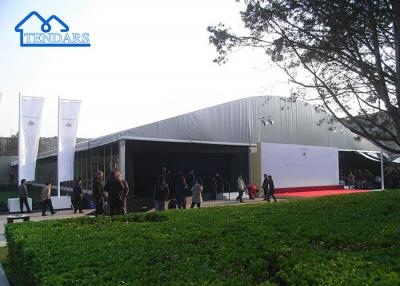 China Aluminum Alloy Arcum Tent with Overhang 10m to 50m Wide Trade Show Party Tent for sale