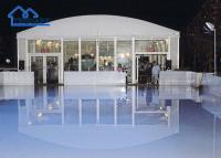 China Custom Aluminum Frame Arch Roof Big Tent White Arcum Marquee 3m to 60m Span for sale