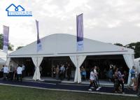 China Customized Outdoor Arcum Curve Tent 3m to 40m Span for Events Weddings Exhibitions for sale