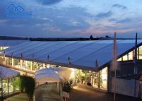 China 500 People Arch Shape Roof Catering Big Dome Tent Building Hall for Outdoor Banquet Event 120kmh Wind Load for sale