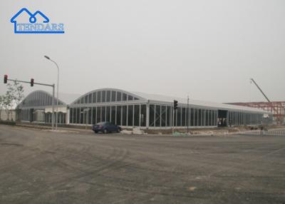 China Aluminium Arcum Tents 10-30m Span with 5m Bay Distance, Weatherproof PVC Fabric for Outdoor Events for sale