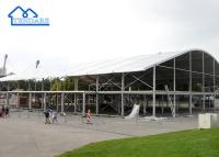 China Large Clear Span Marquee Tent with Glass Walls - 60m Span Aluminum Frame, 850gsm PVC Roof Cover for Events for sale