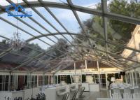 China PVC Clear Top Arcum Tent 3-60m Width with 850g/sqm PVC Roof for Outdoor Restaurant & Wedding Events for sale