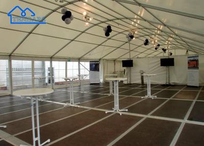 China Custom Aluminum Outdoor Marquee Tent 3-50m Range with 100km/h Wind Resistance and Waterproof PVC Roof for sale