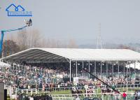 China Large Indoor Football Field Soccer Ground Arcum Tent 3-25M Span with 850g/sqm PVC Roof for Sports Events for sale