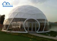 China Steel Frame Commercial Dome Tent 15-60ft Diameter with UV Resistant Fire Retardant Canvas and 100km/h Wind Load for sale
