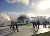China Luxury White Geodesic Dome Tent with 100 km/h Wind Resistance for Hotels and Resorts for sale