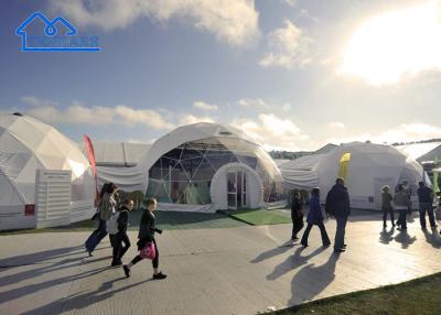 China Luxury White Geodesic Dome Tent with 100 km/h Wind Resistance for Hotels and Resorts for sale