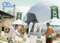 China PVC Coated Commercial Dome Tent with 100 km/h Wind Resistance and 75 kg/m² Snow Load Capacity for Outdoor Events for sale