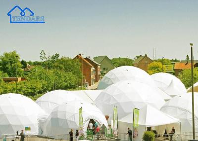 China PVC Coated Commercial Dome Tent with 100 km/h Wind Resistance and 75 kg/m² Snow Load Capacity for Outdoor Events for sale