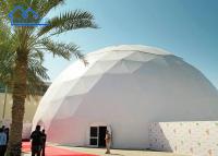 China Large Geodesic Dome Tent 15m 20m 30m Diameter with Steel Frame and PVC Fabric for Events for sale