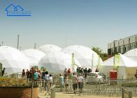 China Large Geodesic Dome Tent 15m 20m 30m Diameter with Steel Frame and PVC Fabric for Events for sale
