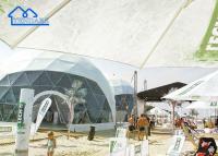 China Large Geodesic Dome Tent 15m 20m 30m Diameter with Steel Frame and PVC Fabric for Events for sale