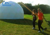 China Custom Luxury Glamping Dome Resort Tent PVC 4-60m Diameter High Strength Steel Frame for sale