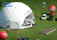 China Aluminum Geodesic Commercial Dome Tent 3-40m Diameter with 80-120km/h Wind Resistance and Fire Retardant Certification for sale